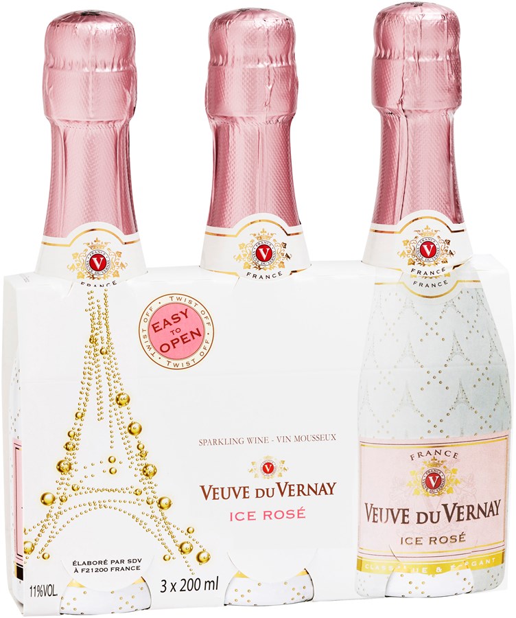 Veuve du Vernay Ice Rosé 20cl/3-pack | Hartwall